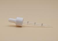 China Glossy White Aluminum Graduated Glass Dropper Printed Tube Stable Performance for sale