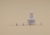 China Glossy White Aluminum Graduated Glass Dropper Printed Tube Stable Performance for sale