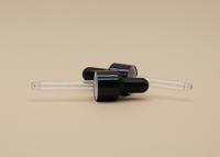 China Black Color Essential Oil Dropper Special Teat With Thick Wall Glass Pipette for sale