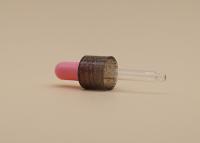China Rose Red Teat Essential Oil Pipettes Dropper Gold Pearl Pearlesent Pigment Collar for sale