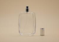 China 100ml Cosmetic Spray Bottle , Rectangle Perfume Bottle Silk Screen Printing for sale