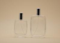 China Aluminum Cap 50ml 100ml Glass Perfume Bottle Customized Color For Cosmetic Packing for sale
