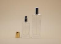 China 30ml 50mlClear Cosmetic Spray Bottle Customizd Color With FEA15 Crimp Sprayer for sale