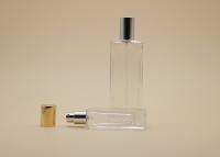 China 30ml 50mlClear Cosmetic Spray Bottle Customizd Color With FEA15 Crimp Sprayer for sale