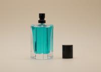 China Easy Refill Custom Glass Perfume Bottles Cylinder Cap For Personal Care for sale