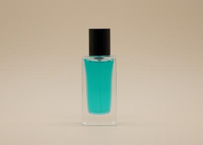 China Easy Refill Custom Glass Perfume Bottles Cylinder Cap For Personal Care for sale