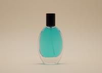 China Flat Refillable Cosmetic Bottles 30ml 50ml Heavy Bottom Crimp Neck For Perfume Packaging for sale