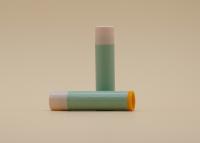 China 5g Cosmetic PP Plastic Empty Lip Balm Container Round Shape Candy Color for sale