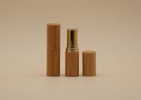 China Natural Bamboo Lip Balm Tubes , Bamboo Lipstick Tubes For Personal Care for sale