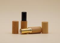 China Natural Bamboo Lip Balm Tubes , Bamboo Lipstick Tubes For Personal Care for sale