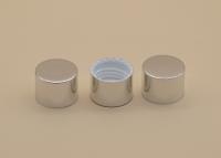 China Shampoo Bottle Aluminum Screw Cap 24mm Silver Color For Personal Care for sale