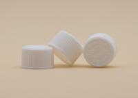 China White Plastic Screw Caps 24mm Neck Size Anti Spilling Relible Performance for sale