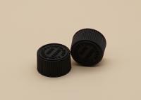 China High Reliability Plastic Screw Caps White / Black Color Gasket Inside for sale