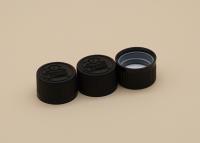China Child Resistance Plastic Screw Caps , Child Resistant Bottle Caps With Clear Inner Ring for sale