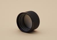 China 24 / 410 Black Plastic Screw Caps , Child Proof Cap With Pressure Lid Gasket for sale
