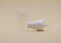 China Screen Printing Fine Mist Pump Sprayer White Plastic Over Cap 24mm Neck Size for sale