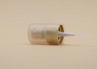 China Screw Fine Mist Sprayer Pump , Matt Gold Mini Mist Sprayer With Clear Clip for sale