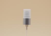 China 18mm Fine Mist Sprayer Pump With Matt Silver Closure Clear Half Cap for sale