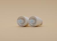 China PP Plastic Cosmetic Bottle Pump Screw Type 20mm 0.25ml Discharge Rate for sale