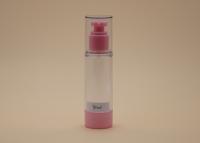China Pink Color 80ml AS Airless Spray Bottle Lightweight Environmental Friendly for sale