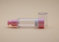 China Pink Color 80ml AS Airless Spray Bottle Lightweight Environmental Friendly for sale