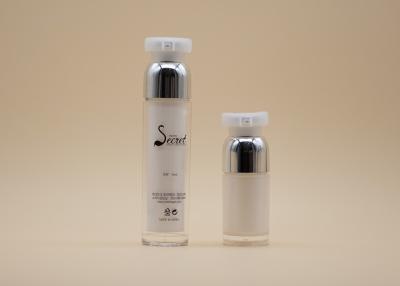 China Half Cap Airless Spray Bottle Customized Silk Screen Printing Logo for sale