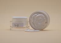 China Customized Cosmetic Cream Containers , Plastic Acrylic Cream Jar For Musk Mud for sale
