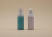 China PETG AS Plastic Perfume Spray Bottles Snap On Outer Spring Mist Sprayer Pump With Half Cap for sale
