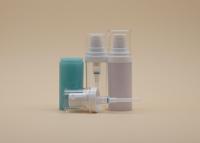 China PETG AS Plastic Perfume Spray Bottles Snap On Outer Spring Mist Sprayer Pump With Half Cap for sale