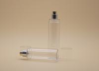 China Easy Refill Plastic Fragrance Bottles Silver Collar White Nozzle Customized for sale