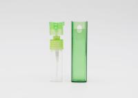 China 10ml Green Color Refillable Glass Perfume Spray Bottles Perfume Atomizer for sale
