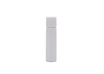 China Square White Plastic Refillable Glass Perfume Spray Bottles Skin Care Packaging for sale