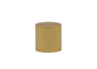 China Gold Add Weight Aluminum Perfume Bottle Caps With Inner Plastic Black Cap for sale