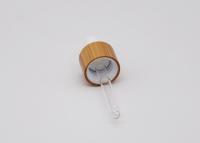 China Bamboo Essential Oil Dropper With White Silicone Teat For Essential Oil Bottle for sale