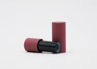 China Magnet Connected Lip Balm Tubes Soft Touch Color Spraying Aluminum Lipstick Container for sale