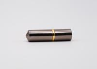 China Silver Grey Aluminum Lip Balm Tubes 3.5g Pointed Lipstick Container for sale