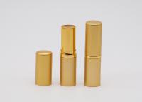 China 4.5g Gold Aluminum Eco Friendly Lip Balm Tubes For Lip Balm Spray Bottle for sale