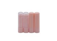 China Pink Packaging Bottle Tubes Custom Lip Balm Tubes 4g Of PP Material for sale