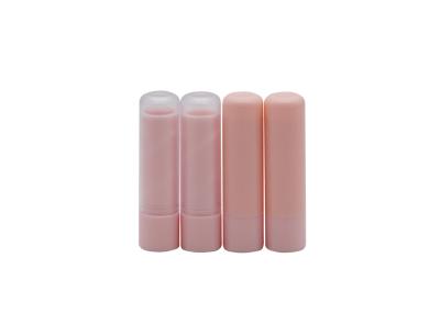 China Pink Packaging Bottle Tubes Custom Lip Balm Tubes 4g Of PP Material for sale