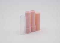 China Pink Packaging Bottle Tubes Custom Lip Balm Tubes 4g Of PP Material for sale