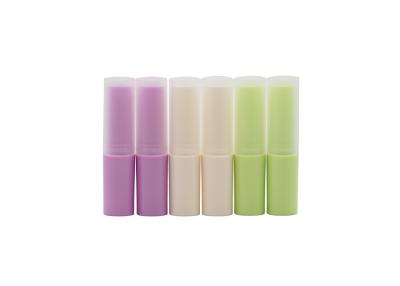 China Eco Friendly Biodegradable 4g Lip Balm Tubes PP Cap ABS Bottle Slim for sale