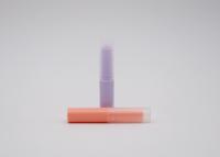 China Beauty Package Slim Lip Balm Tubes 3.5g PP Pink Lip Balm Container for sale