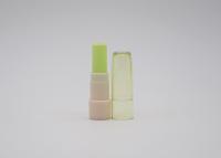 China 4ml Capacity ABS Green ECO Tube Lip Balm Packaging For Beauty Package for sale