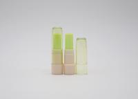 China 4ml Capacity ABS Green ECO Tube Lip Balm Packaging For Beauty Package for sale