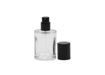 China Luxury Thick Wall 50ml Empty Glass Perfume Bottles With Perfume Pump for sale