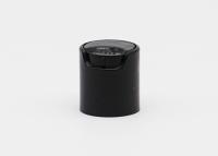 China 20 / 410 Black PP Press Disc Top Cap For Gel In Stock for sale