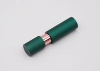 China Aluminum Green Luxury Empty Magnet Lipstick Tubes 3.5g Lip Balm Tubes​ for sale