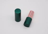 China Aluminum Green Luxury Empty Magnet Lipstick Tubes 3.5g Lip Balm Tubes​ for sale