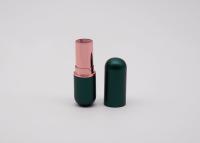 China Luxury Green Magnetic Cosmetic 3.8g Empty Lip Balm Tubes for sale