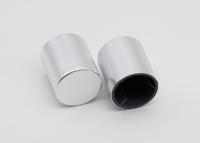 China Silver Matte Aluminum Perfume Bottle Caps With Raised Inner PE Part for sale